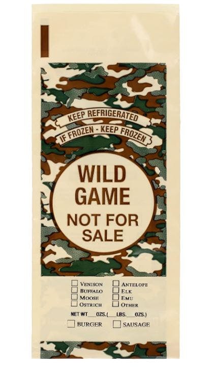 #1 Wild Game Bag, "Not for Sale" — Snake River Butcher Supply