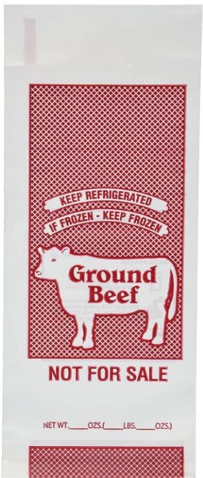 #1 Ground Beef Bag, "Not for Sale" — Snake River Butcher Supply